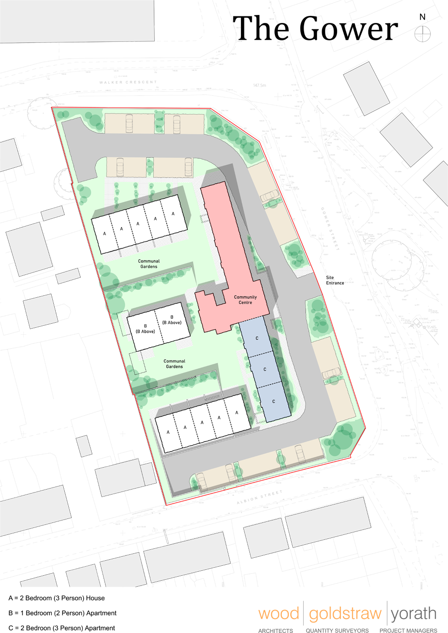 Proposed new development - The Gower regeneration - Nuplace